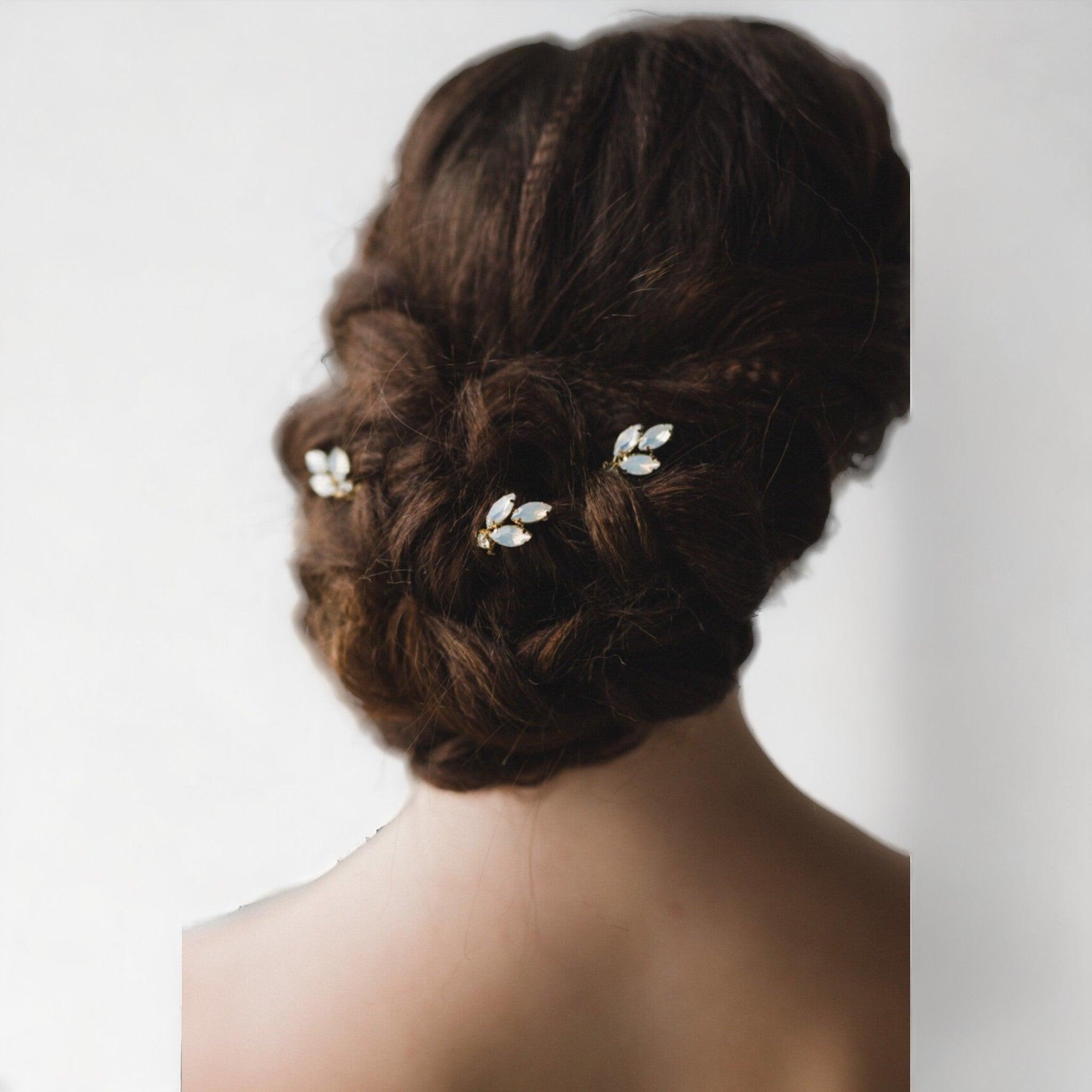 Claire Opal Hair Pins (Set of 3) – Lizabetha Parker